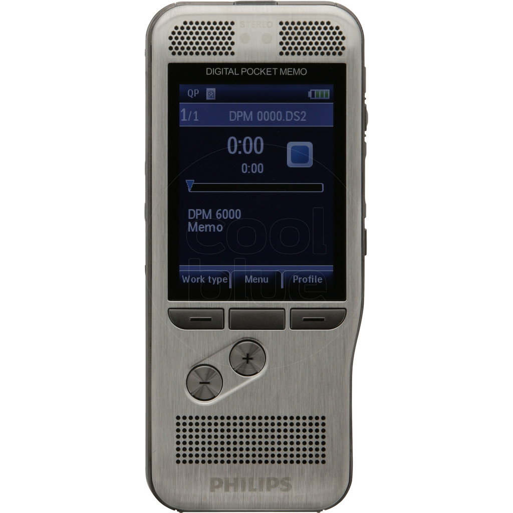 Philips DPM6000 handheld voicerecorder - Decamerawebshop.nl