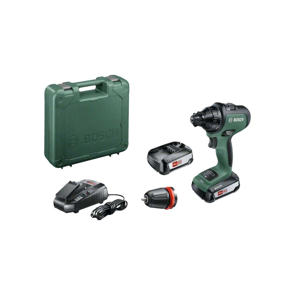 Bosch AdvancedDrill 18 18V Li-Ion accu boor-/schroefmachine set (2x 2,5Ah accu) in koffer ...