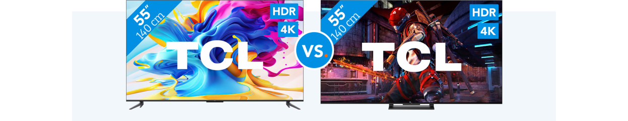 Vergelijk de TCL 74 en de TCL 64 - Coolblue - alles voor een glimlach