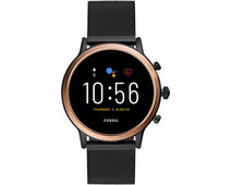 Fossil Julianna Gen 5 FTW6036 Rosé Goud/Zwart - Coolblue - Voor 23.59u ...