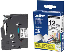 Brother TZe-FX231 Zwart op Wit (12 mm x 8m) - Coolblue - Voor 23.59u ...