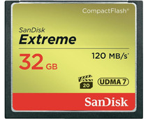 Sandisk CF Extreme 32GB 120mb/s - Coolblue - Voor 23.59u, morgen in huis