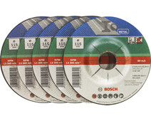 Bosch Slijpschijf Steen 125 mm 5 stuks - Coolblue - Voor 23.59u, morgen ...