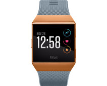 Fitbit Ionic Slate Blue & Burnt Orange - Coolblue - Voor 23.59u, morgen ...