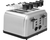 Princess Toaster Steel Style 4 - Coolblue - Voor 23.59u, morgen in huis