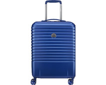Delsey Montrouge Slim Spinner 55cm Blue - Coolblue - Voor 23.59u ...