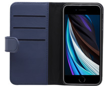 BlueBuilt Apple iPhone SE 2022 / SE 2020 / 8 / 7 2-in-1 Case Leer Blauw ...