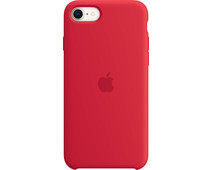 Apple iPhone SE 2022 / SE 2020 / 8 / 7 Silicone Back Cover RED ...
