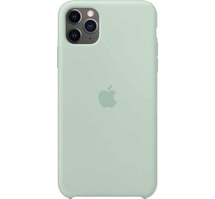 Apple iPhone 11 Pro max Silicone Back Cover Beril - Coolblue - Voor 23 ...