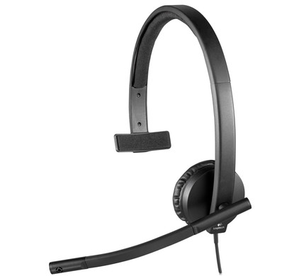 Logitech H570e Mono USB-A Office Headset - Coolblue - Voor 23.59u ...