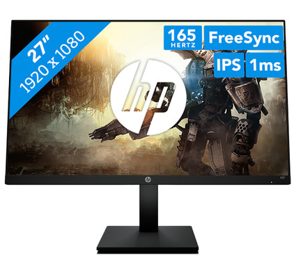 HP X27 FHD Gaming - Coolblue - Voor 23.59u, morgen in huis