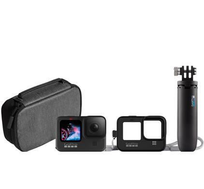 GoPro HERO 9 Black - Travel Kit - Coolblue - Voor 23.59u, morgen in huis