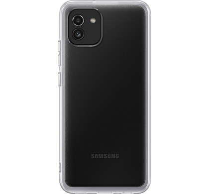 Samsung A03 Soft Clear Cover Transparent - Coolblue - Voor 23.59u ...