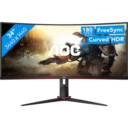 AOC CU34G2XP/BK | Coolblue | Écrans PC