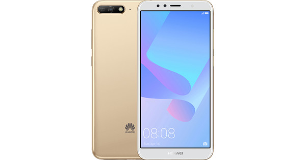 Huawei Y6 (2018) Dual Sim Goud - Coolblue - Before 23:59, delivered ...