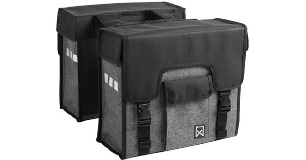 Willex Dubbele Shopper Zwart/Antraciet - Coolblue - Voor 23.59u, morgen ...