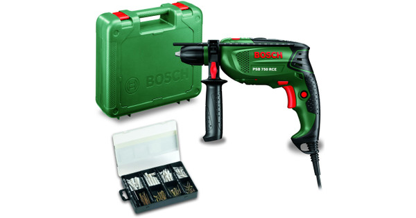 Bosch Klopboormachine PSB 750 RCE + 173-delige Acc. set - Coolblue ...