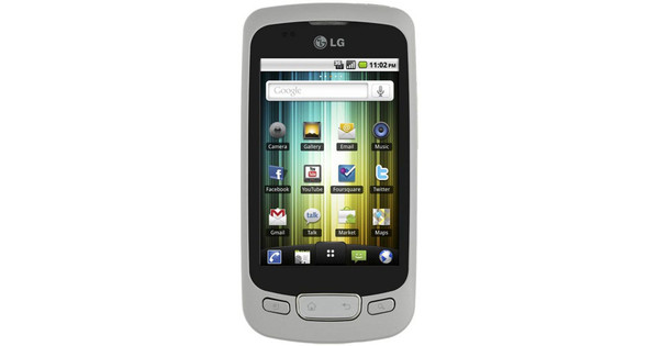 LG P500 Optimus One Silver - Coolblue - Voor 23.59u, morgen in huis