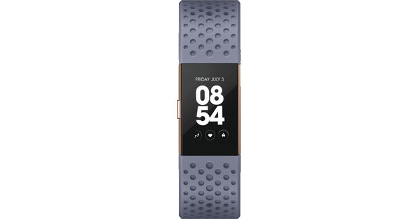 Fitbit Charge 2 Blue/Grey Sport - L - Coolblue - Voor 23.59u, morgen in ...
