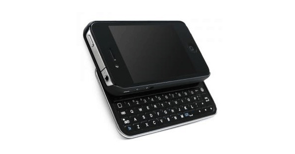 Aegis Keyboard Case QWERTY Apple iPhone 4 / 4S - Coolblue - Voor 23.59u ...
