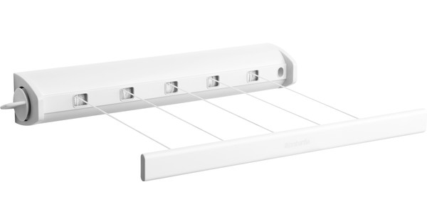 Brabantia Pull-out Drying Line 22m White - Coolblue - Before 23:59 ...