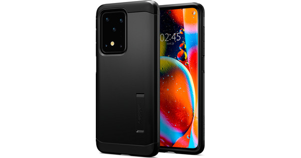 Spigen Tough Armor Samsung Galaxy S20 Ultra Back Cover Zwart - Coolblue - Voor 23.59u, morgen in ...