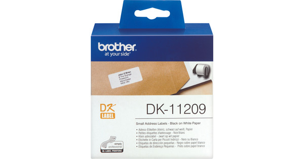 Brother DK-11209 Labels (29 x 62 mm) 1 Rol - Coolblue - Voor 23.59u ...