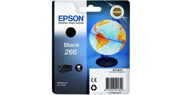Epson 266 Cartridge Black - Coolblue - Before 23:59, delivered tomorrow