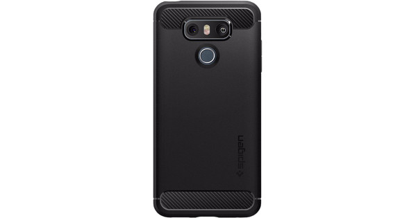 Spigen Rugged Armor LG G6 Back Cover Zwart - Coolblue - Voor 23.59u ...