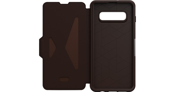 OtterBox Strada Samsung Galaxy S10 Plus Book Case Bruin - Coolblue ...