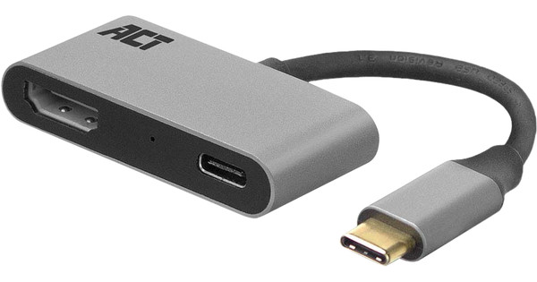 ACT USB-C naar HDMI adapter met power delivery - Coolblue - Voor 23.59u ...