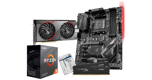 AMD Basic Upgrade Kit + MSI Radeon RX 5500 XT Gaming X - Coolblue ...