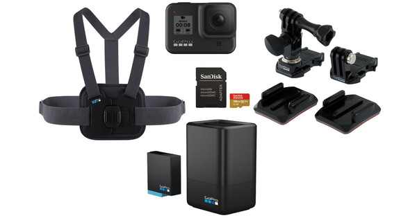 GoPro HERO 8 Black - Wintersport kit - Coolblue - Voor 23.59u, morgen ...