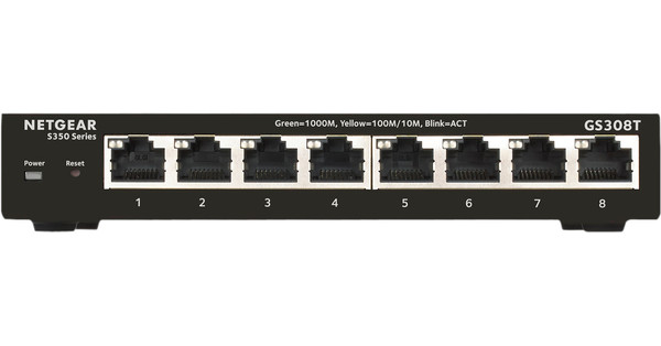 Netgear GS308T - Coolblue - Voor 23.59u, morgen in huis