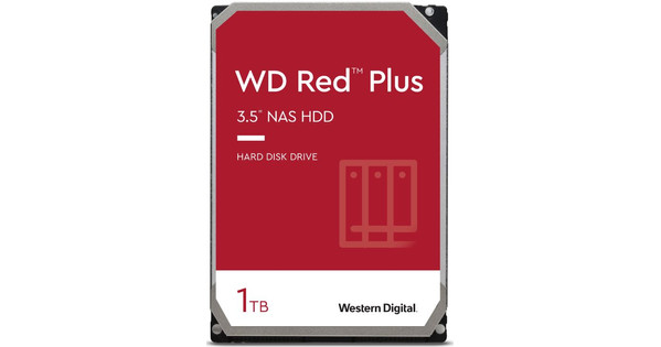 WD Red Plus 1TB - Coolblue - Voor 23.59u, morgen in huis