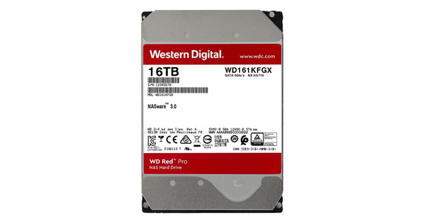 WD Red Pro WD161KFGX 16TB - Coolblue - Voor 23.59u, morgen in huis