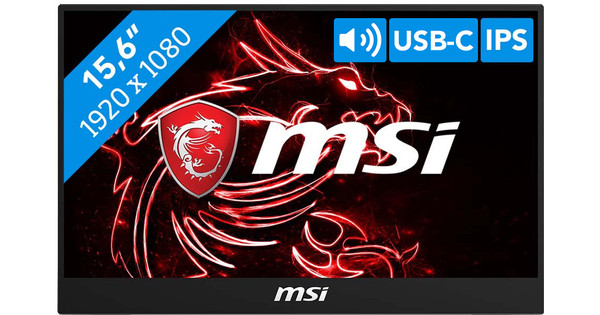MSI Optix MAG161V - Coolblue - Voor 23.59u, morgen in huis