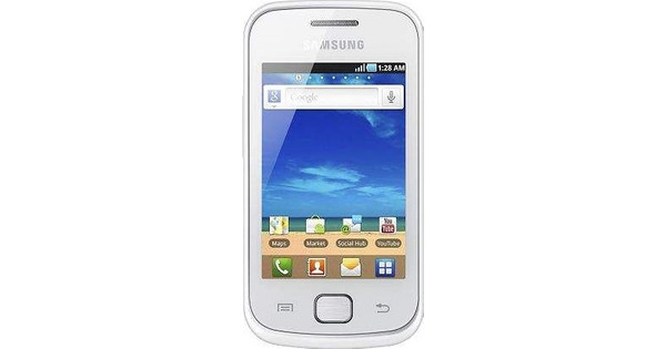 Samsung Galaxy Gio S5660 Silver White - Coolblue - Voor 23.59u, morgen ...