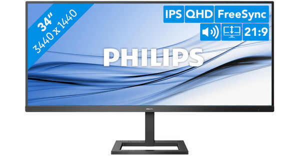 Philips 345E2AE/00 - Coolblue - Monitoren