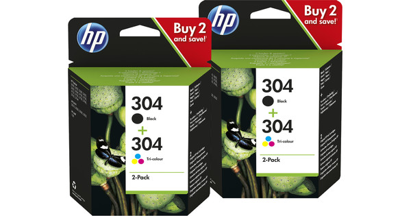 HP 304 Cartridges Duo Combo Pack - Coolblue - Voor 23.59u, morgen in huis