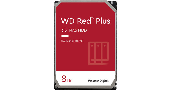 WD Red Plus WD80EFBX 8TB - Coolblue - Voor 23.59u, morgen in huis