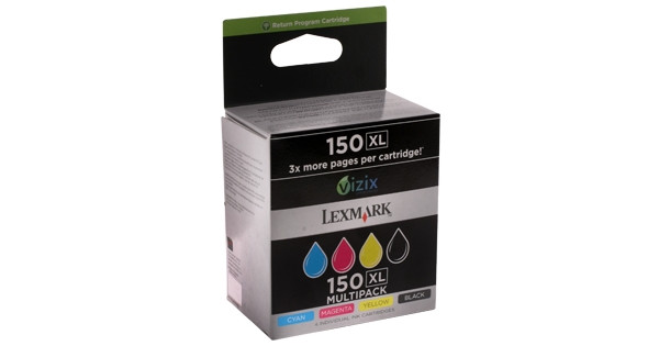 Lexmark 150XL Ink Cartridge Multipack - Coolblue - Voor 23.59u, morgen ...