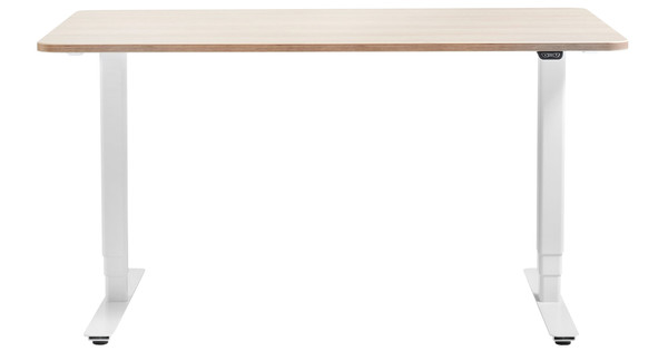 Ahrend Brisk Electric Sit-Stand Desk 140x80 White/Oak - Coolblue ...
