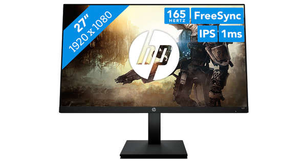 HP X27 FHD Gaming - Coolblue - Voor 23.59u, morgen in huis
