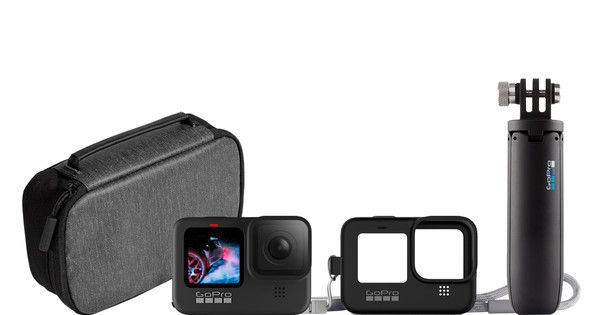 GoPro HERO 9 Black - Travel Kit - Coolblue - Voor 23.59u, morgen in huis