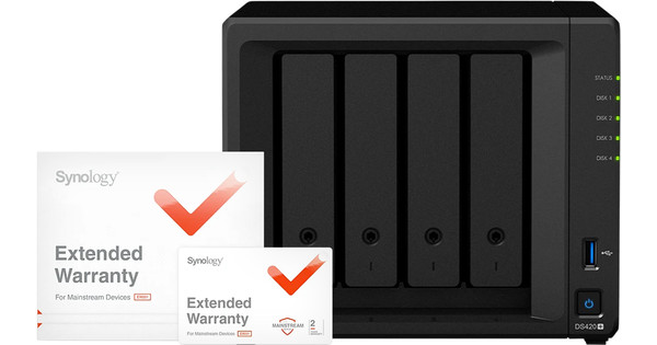 Synology DS420+ + Synology EW201 garantieverlenging - Coolblue - Voor ...