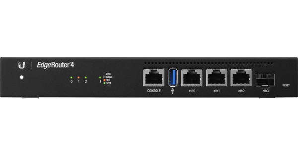 Ubiquiti EdgeRouter 4 - Coolblue - Voor 23.59u, morgen in huis