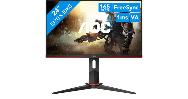 AOC 24G2SAE/BK - Coolblue - Voor 23.59u, morgen in huis