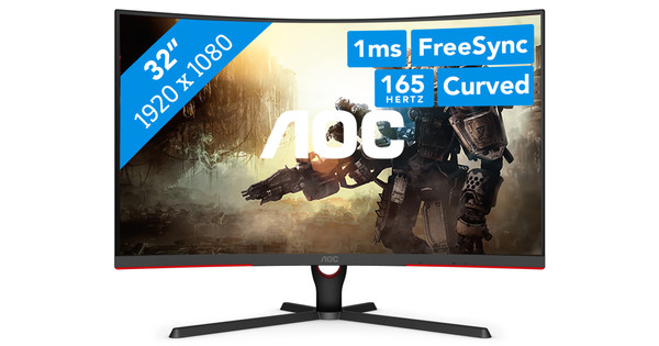AOC C32G2AE/BK - Coolblue - Voor 23.59u, morgen in huis