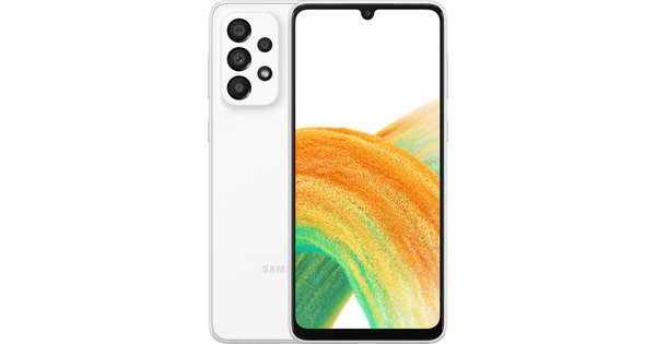Samsung Galaxy A33 128GB Wit 5G - Coolblue - Voor 23.59u, morgen in huis